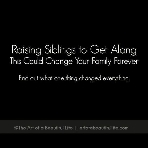Help Sibling Rivalry - Raising Siblings to Get Along